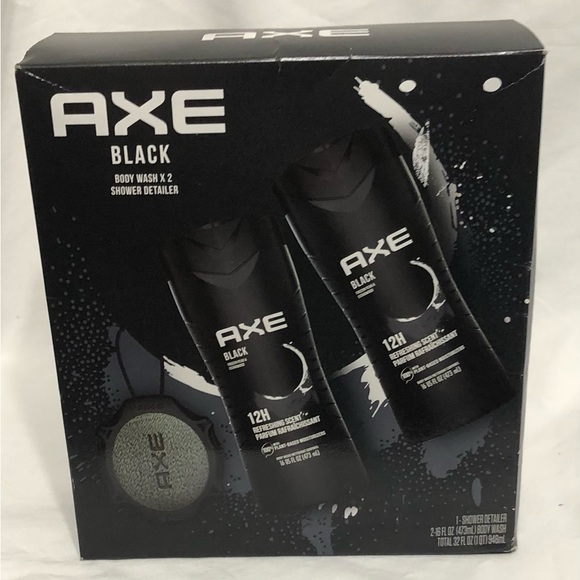 AXE Black | Grooming | Axe Black 3 Pcs Mens Gift Set 2 Body Wash 6oz ...